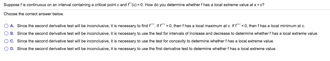 Solved Suppose fis continuous on an interval containing a | Chegg.com