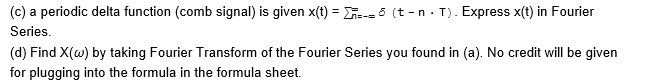 Solved 5. Frequency-shifting Property of FT Find the Fourier | Chegg.com