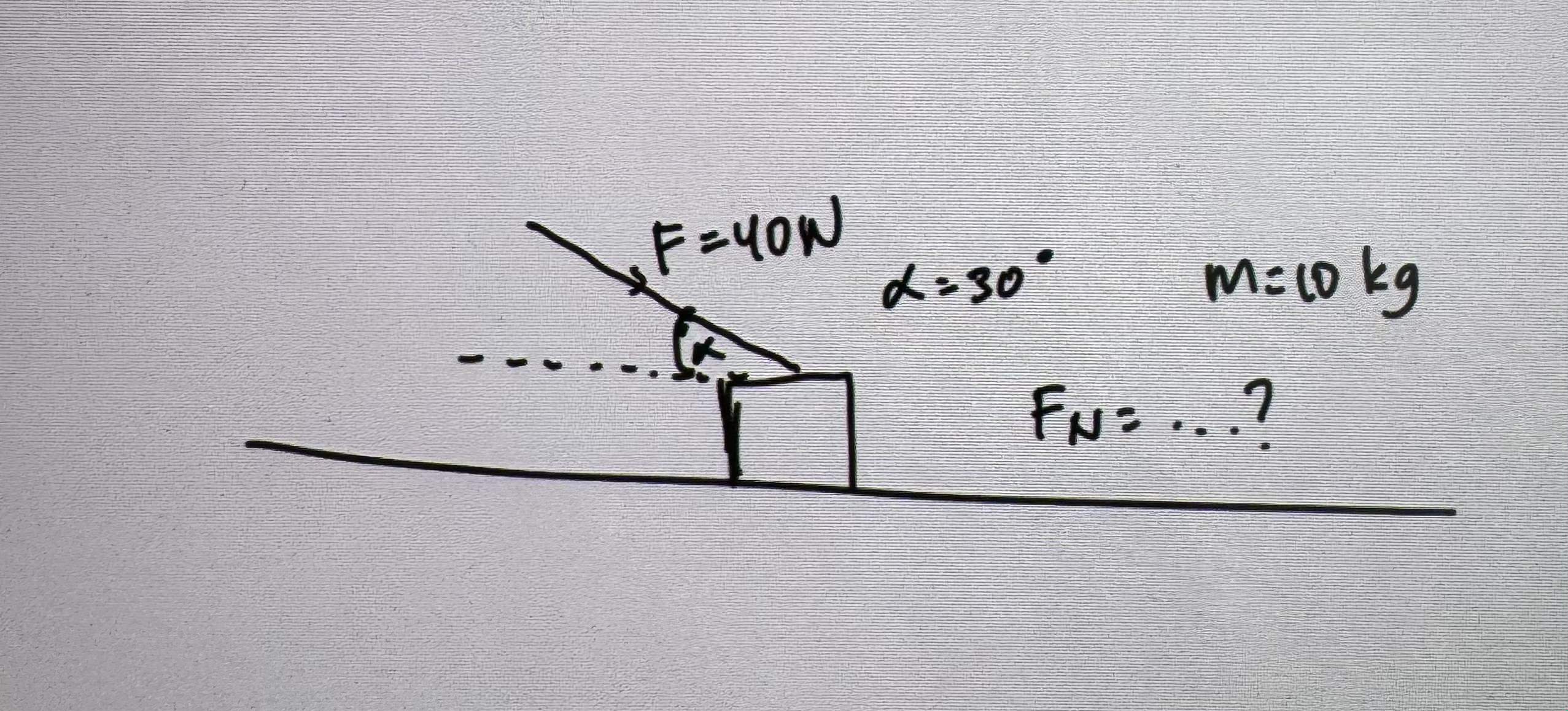Solved calculate the normal force | Chegg.com