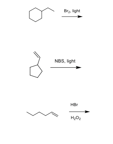 Solved Brą, light NBS, light HBr H202 | Chegg.com