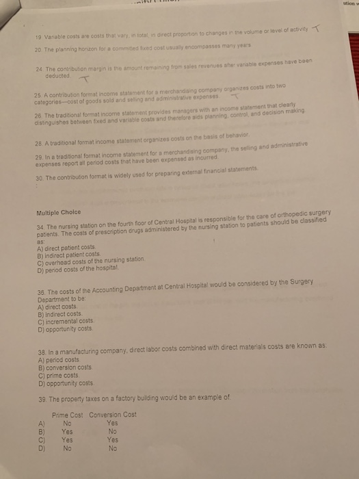 Solved tion w 1 in direct propotion to changes in tne volume | Chegg.com
