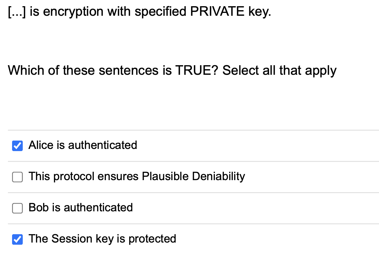 Solved Take a look at this protocol: Alice to Bob - \"I'm | Chegg.com