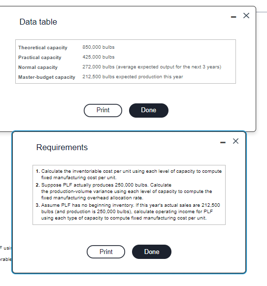 Determine the formula that is used to calculate the | Chegg.com
