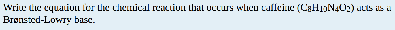 Solved Write the equation for the chemical reaction that | Chegg.com