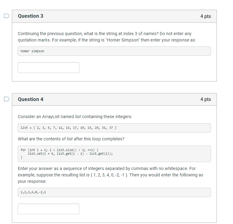 Solved Question 1 3 pts What is wrong, if anything, with | Chegg.com