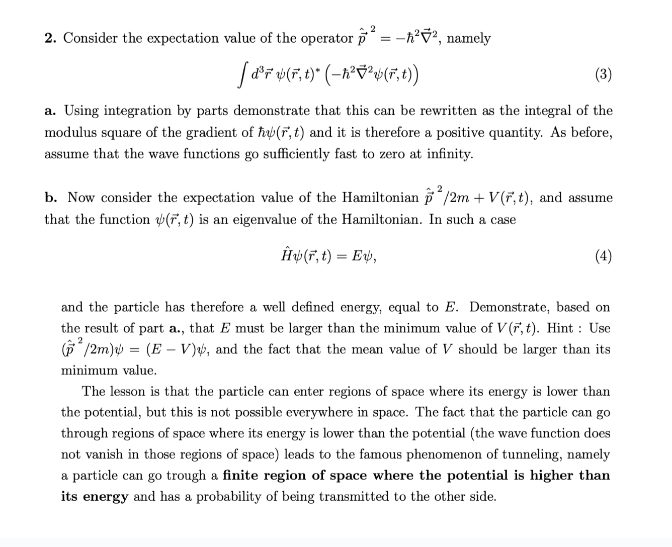 Solved Consider the expectation value of the operator | Chegg.com