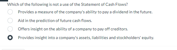 Solved Which of the following is an example of a cash inflow | Chegg.com