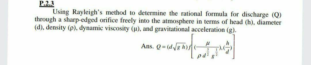 Solved P.2.3 Using Rayleigh's method to determine the | Chegg.com