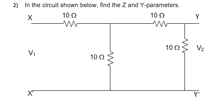 Solved In the circuit shown below, find the Z and | Chegg.com