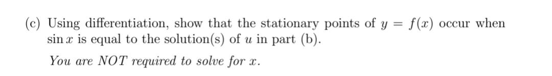 Solved Question 4: Let f(x)=(2sinx−1)cosx and consider the | Chegg.com