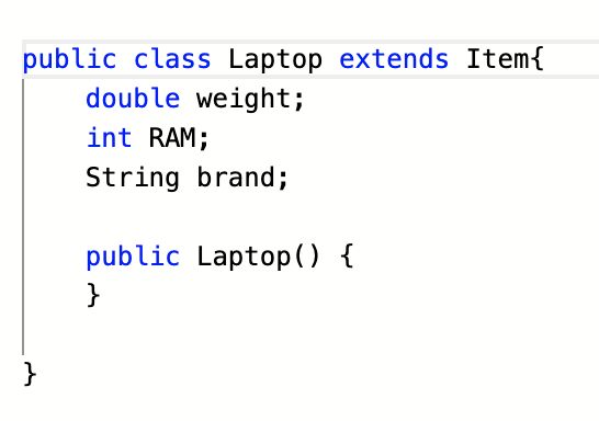 Solved Given the Java class Item and it's subclasses, | Chegg.com