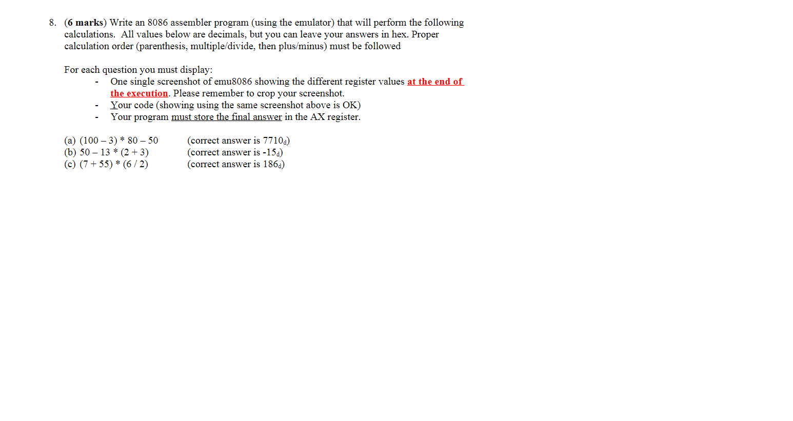 Solved SYST 26671 Computer Architecture Assignment #2 5% of | Chegg.com