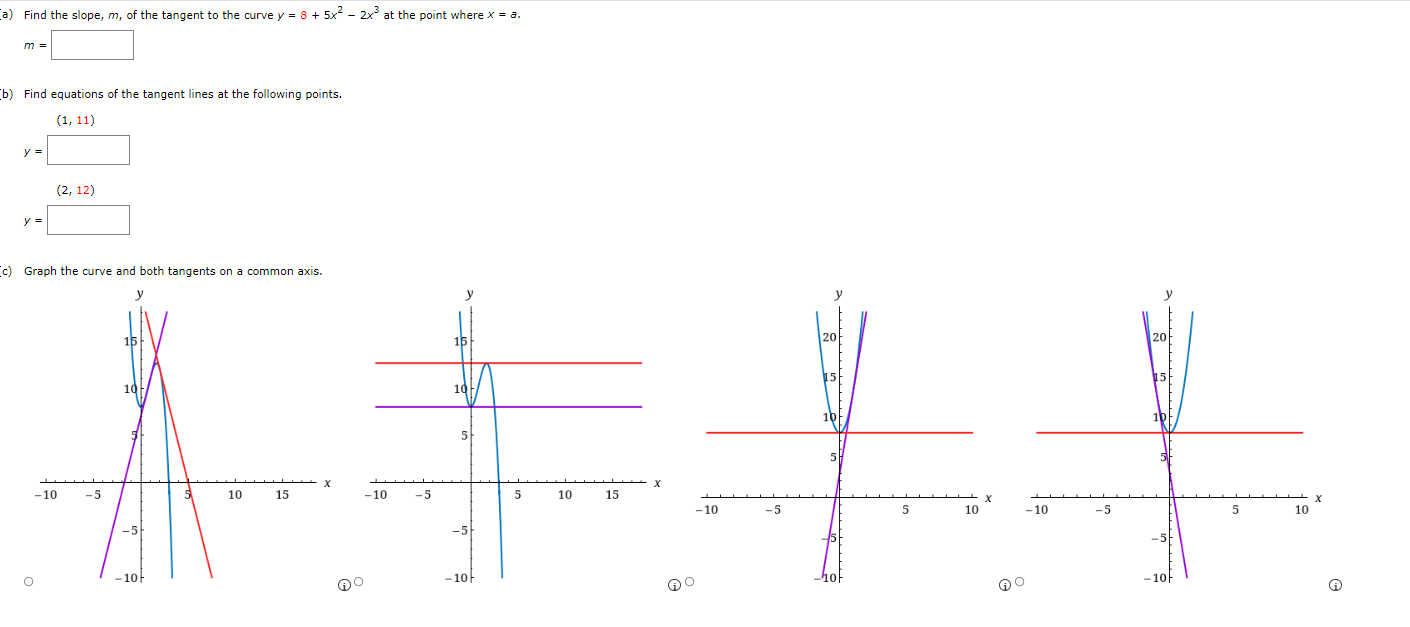 Solved Find an equation of the tangent line to the curve at | Chegg.com