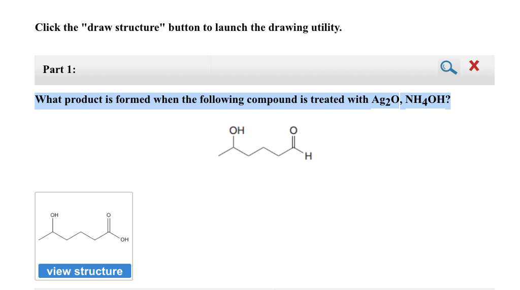 Solved Click the "draw structure" button to launch the | Chegg.com