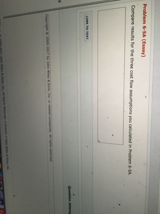 Solved ment Problem 6-SA (Part Level Submission) You have | Chegg.com