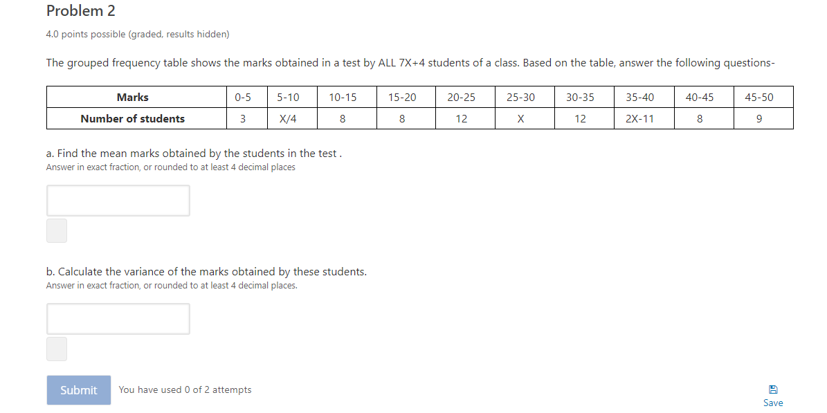 Solved Problem 2 4.0 points possible (graded, results | Chegg.com