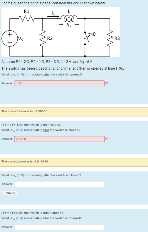 Solved For the questions on this page, consider the circuit | Chegg.com