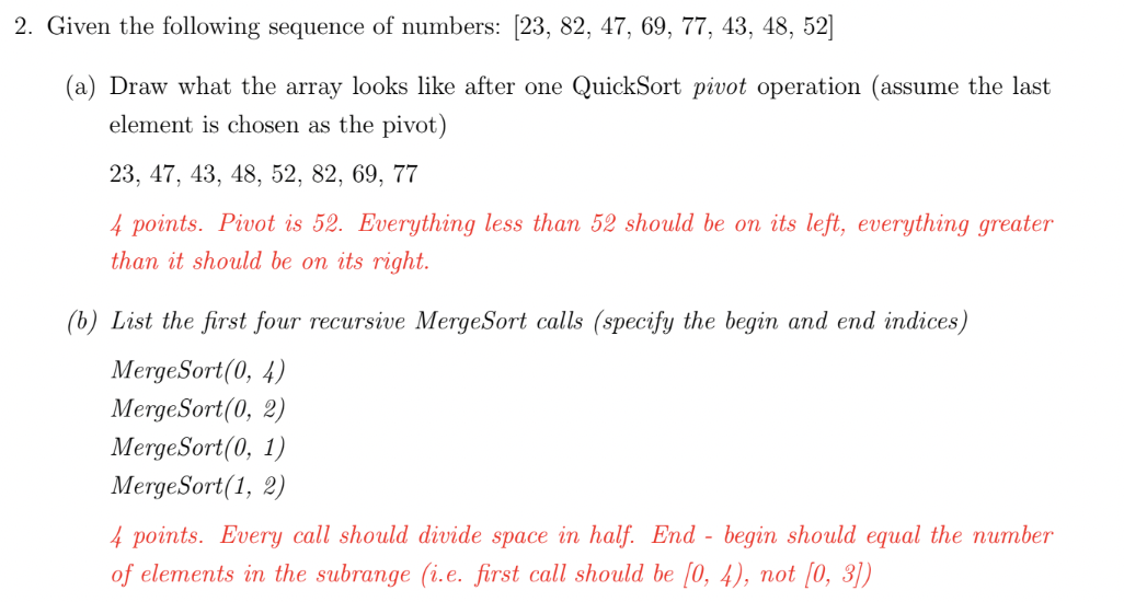 Solved can you please explain question 2 (b) please im not | Chegg.com