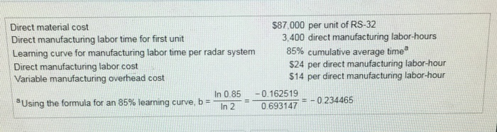 Solved Radars-R-Us manufactures radar systems it has just | Chegg.com