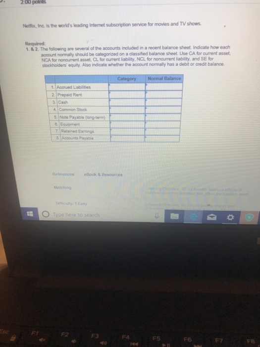 Solved 200 poinb Netflox, Inc. is the world's leading | Chegg.com