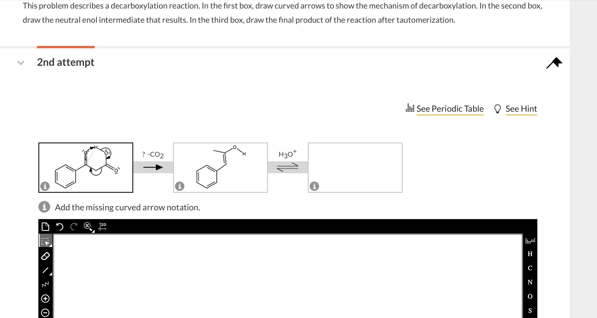 Solved This problem describes a decarboxylation reaction. In | Chegg.com