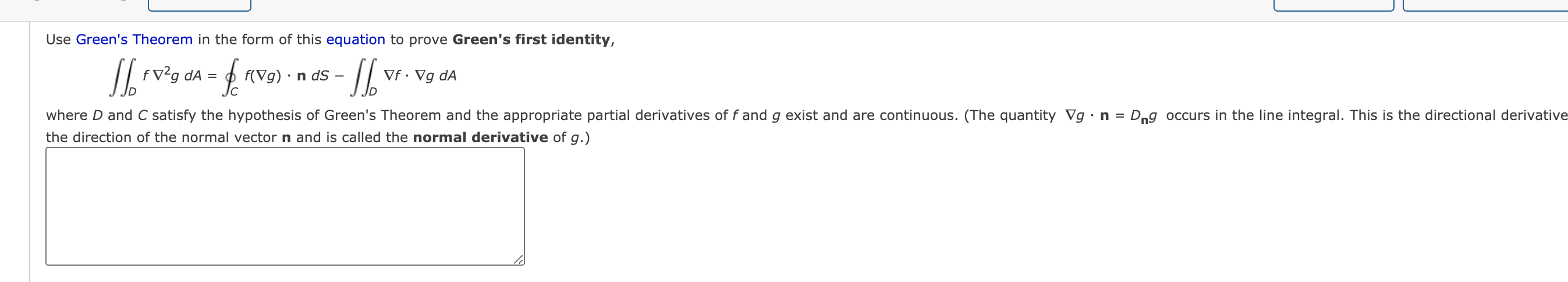 Solved Use Green's Theorem in the form of this equation to | Chegg.com