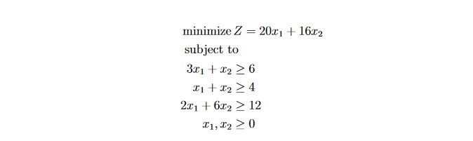 Solved minimize subject to | Chegg.com