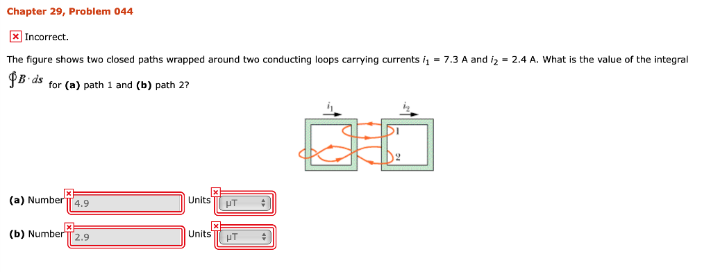 Solved Chapter 29, Problem 044 XI Incorrect The figure shows | Chegg.com Solved Chapter 29, Problem 044 XI Incorrect The figure shows | Chegg.com