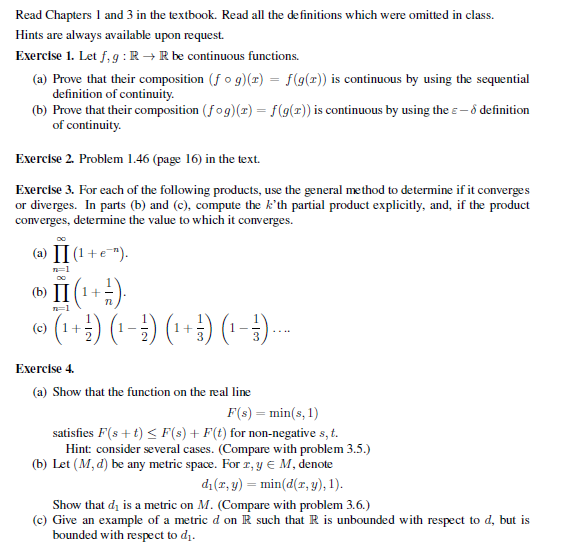Solved Read Chapters 1 and 3 in the textbook. Read all the | Chegg.com