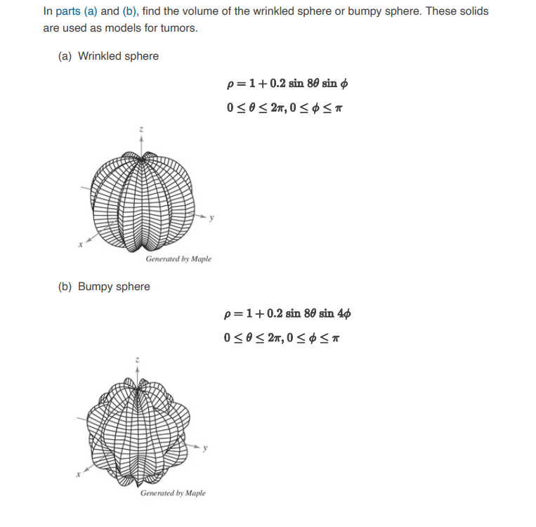 Solved In parts (a) and (b), find the volume of the wrinkled | Chegg.com