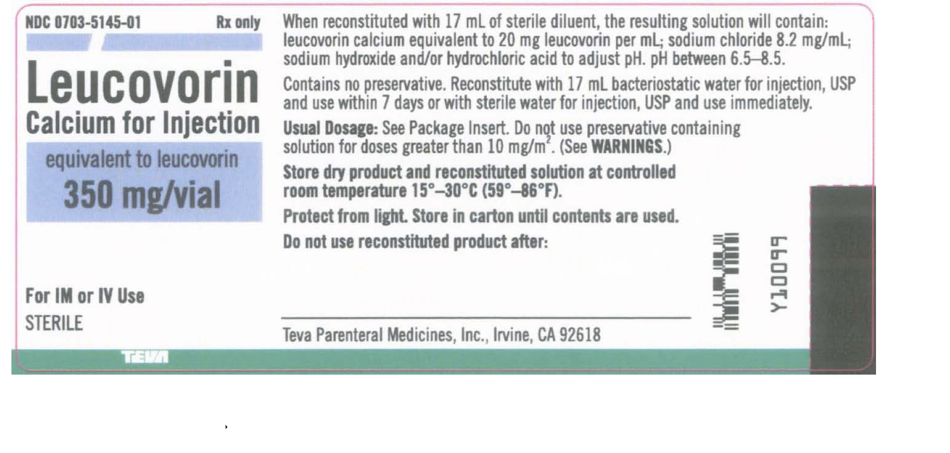 Solved Calcium for Injectionequivalent to | Chegg.com