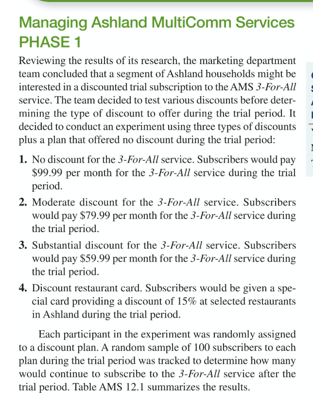 Solved Managing Ashland MultiComm Services PHASE 1 Reviewing | Chegg.com