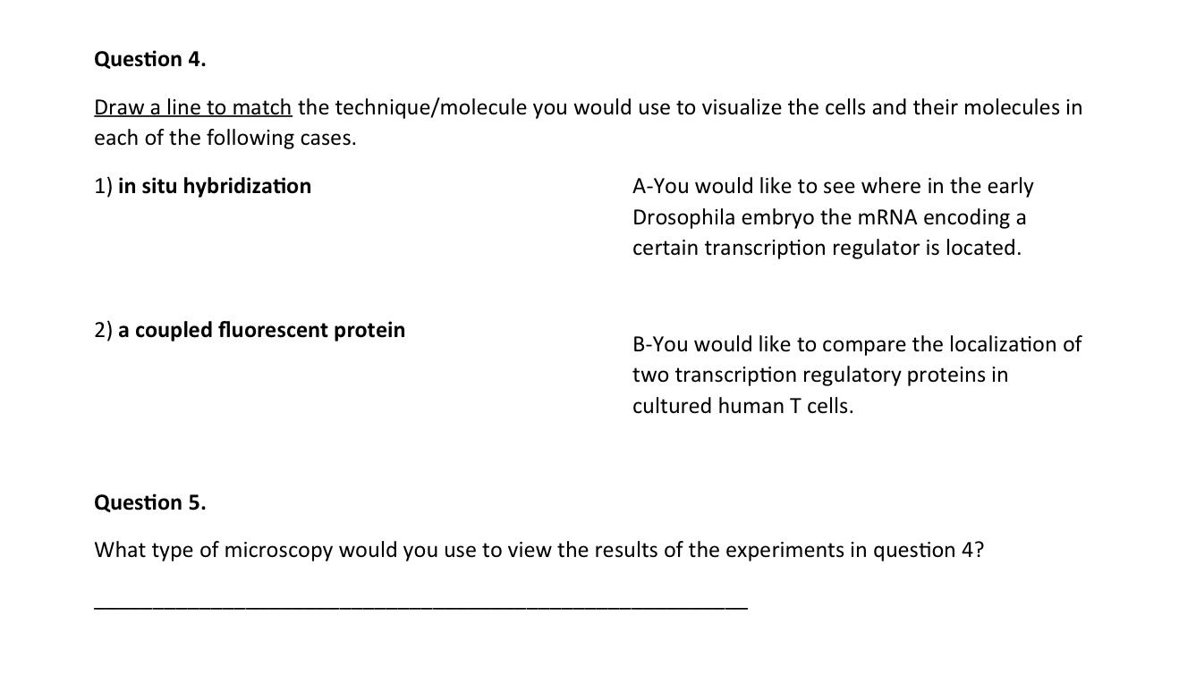 Solved Question 4. Draw a line to match the | Chegg.com