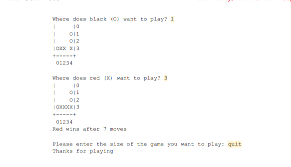 Solved P2: Connect Four Game - [15 marks] Write a program | Chegg.com