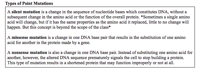 Solved For each of the mutations A – D in Model 2, circle | Chegg.com