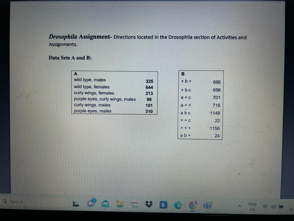 Solved Data set A summarizes F2 numbers from a cross | Chegg.com