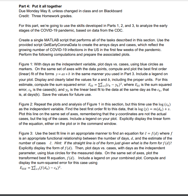 Solved days = [7 8 9 10 11 12 13 14 15 16 17 18 19 20 21 22 | Chegg.com