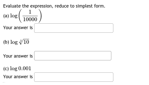 Solved Evaluate the expression, reduce to simplest form. 1 | Chegg.com