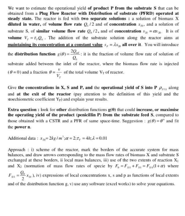 We want to estimate the operational yield of product | Chegg.com