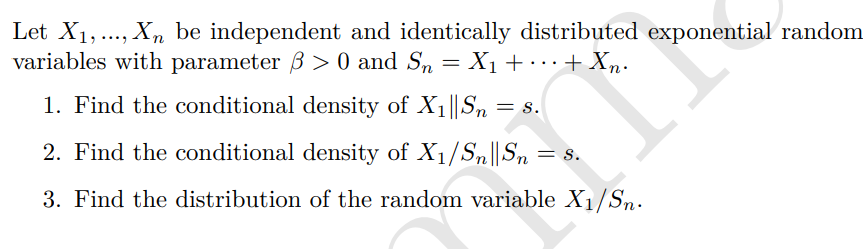 Solved = S. Let X1, ..., Xn be independent and identically | Chegg.com