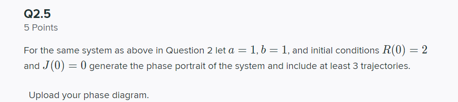 Solved We start with a synopsis of the problem (Strogatz-94, | Chegg.com