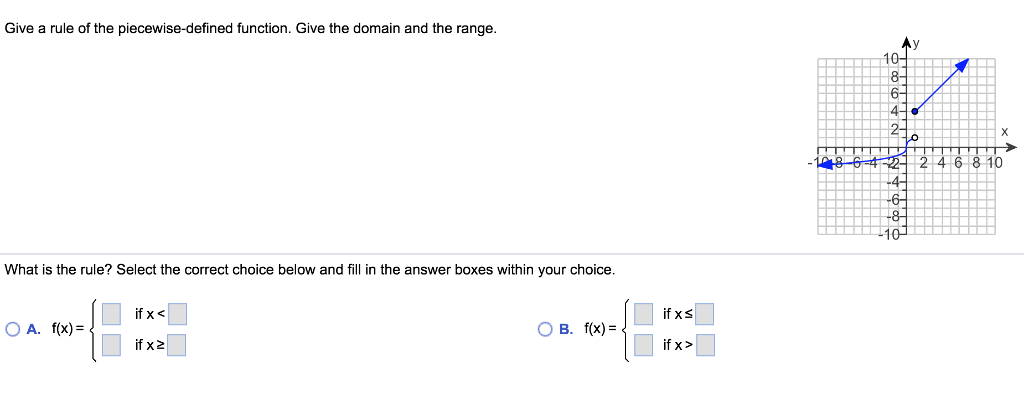 Solved Give A Rule Of The Piecewise Defined Function Give 