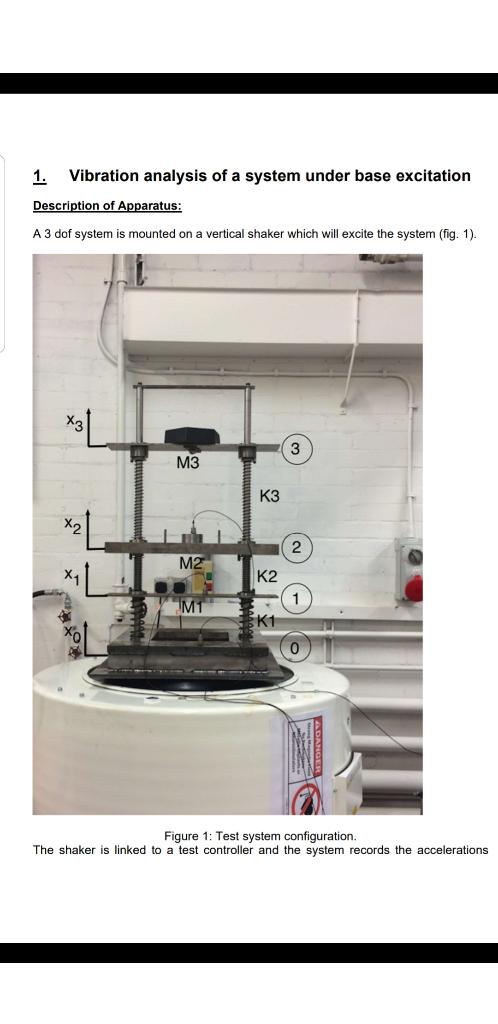 Analysis Vibration analysis of a system with 3 masses | Chegg.com
