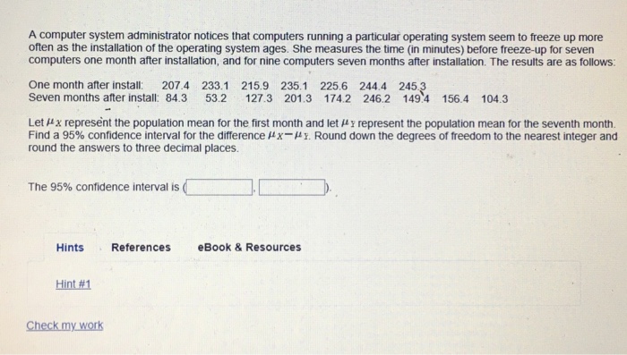 Solved A computer system administrator notices that | Chegg.com