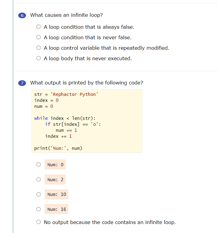 Solved 1 The Body Of A While Loop May Never Execute True O