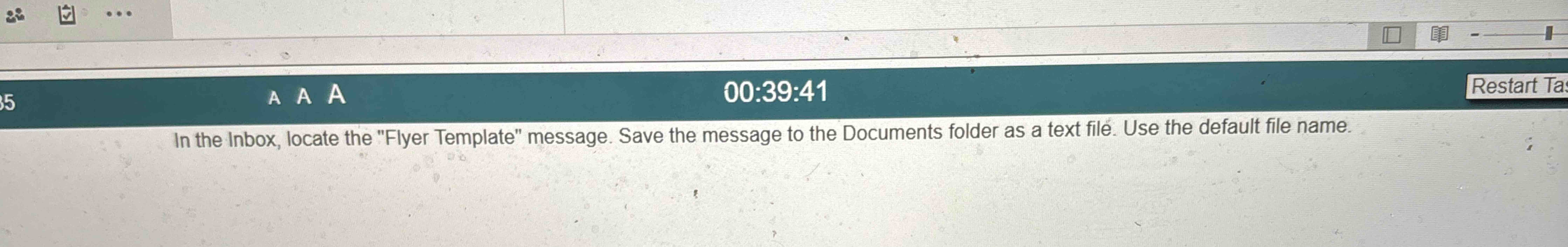 Solved In the Inbox, locate the "Flyer Template" message. | Chegg.com