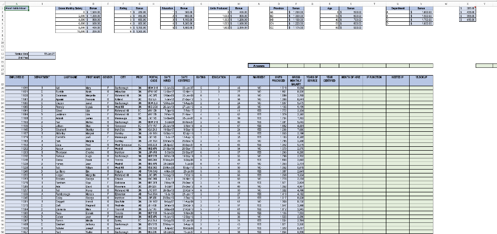 In cell 016 use the SUMIF function to determine the | Chegg.com