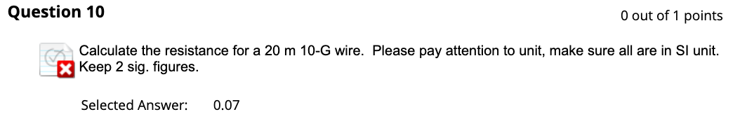 Solved Using 0.81 mm for diameter and 0.52 mm^2 for | Chegg.com