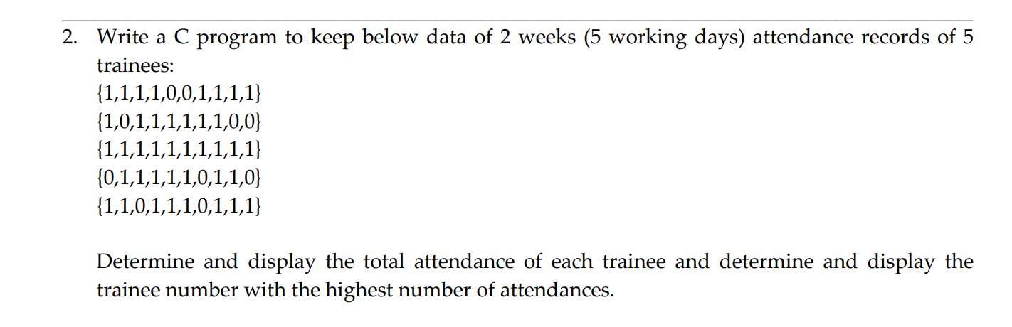 Solved Write a program in C languange which can be run for | Chegg.com