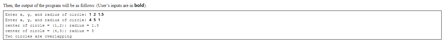 Solved 1. [3 marks] Create a struct named circle for a | Chegg.com